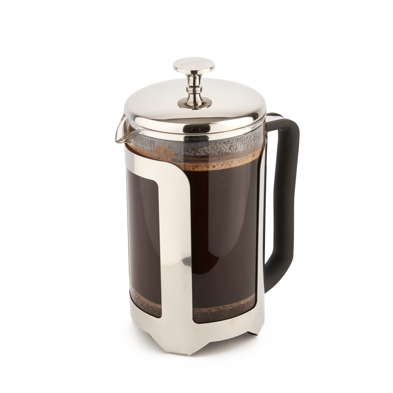 La Cafetière Roma Cafetiere, 12-Cup, Stainless Steel Finish - Lifetime ...