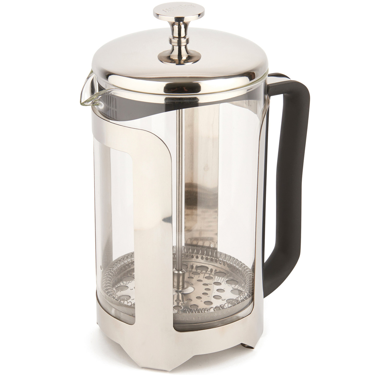 La Cafetière Roma Cafetiere, 12-Cup, Stainless Steel Finish - Lifetime ...