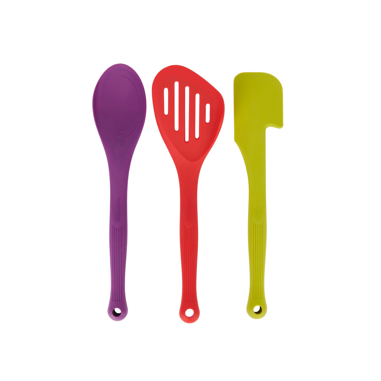Colourworks Silicone Kitchen Utensils Set, 3-Piece - Lifetime Brands Europe