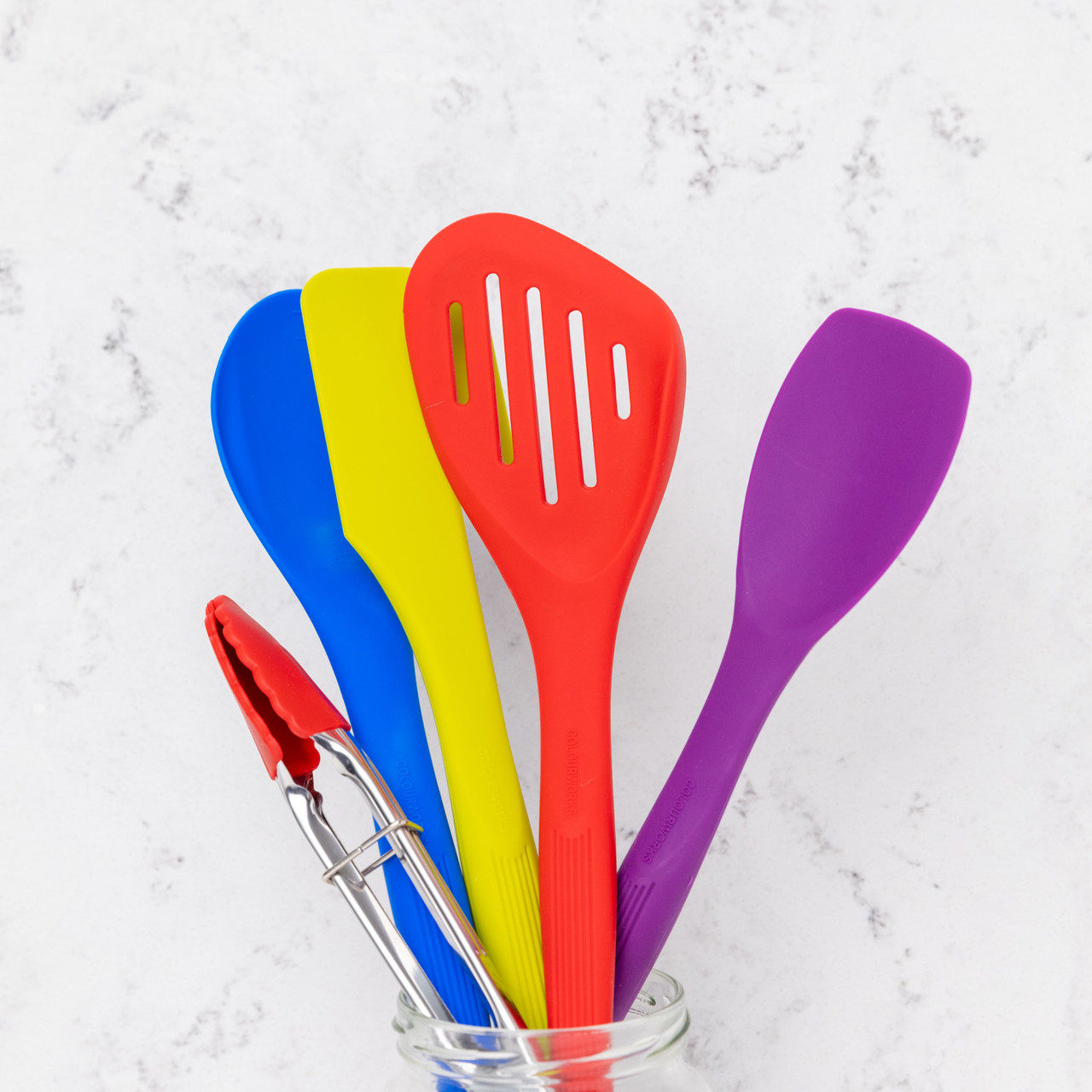 Colourworks Silicone Kitchen Utensils Set, 5-Piece - Lifetime Brands Europe