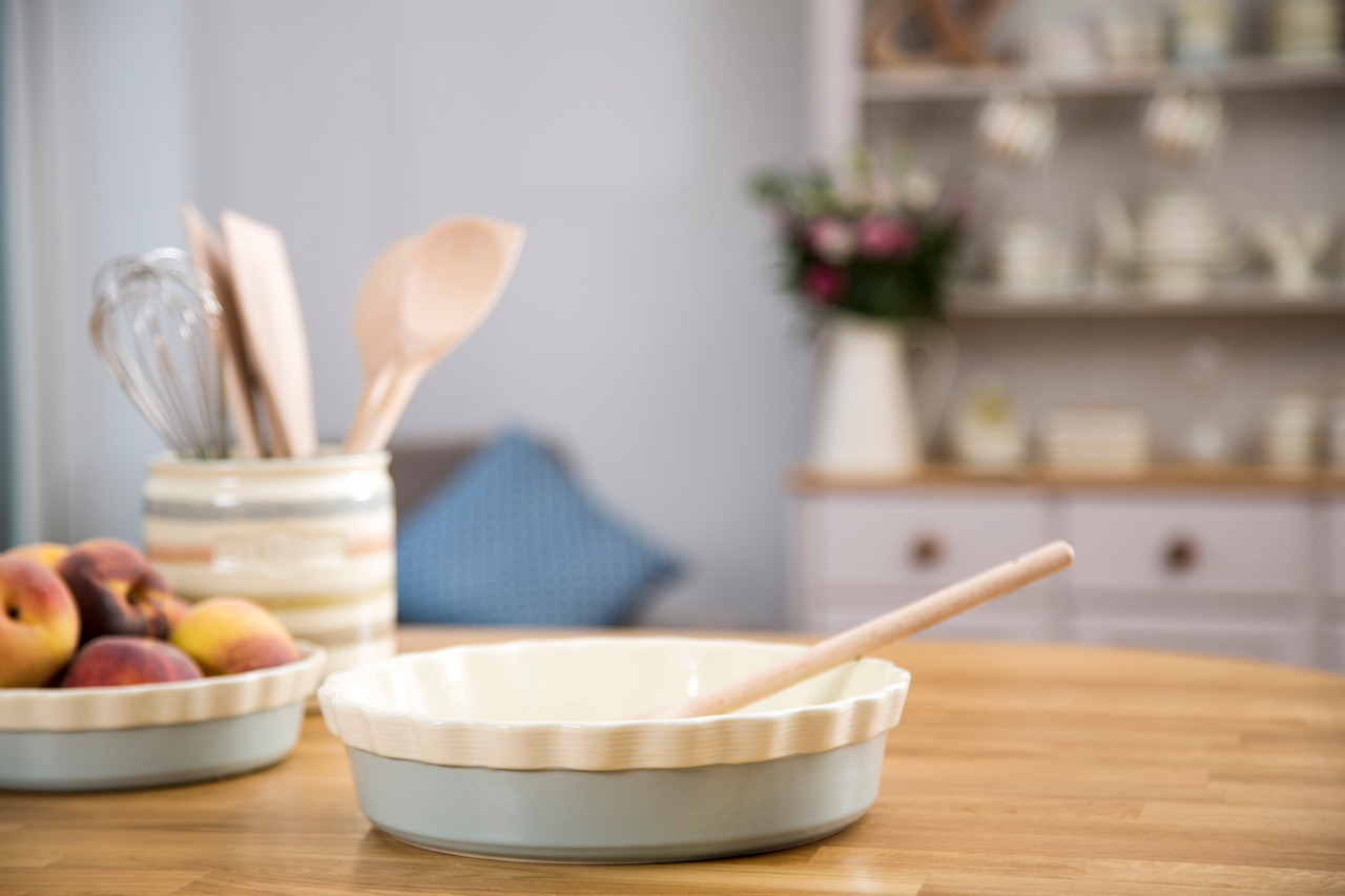 Classic Collection Striped Ceramic Kitchen Utensil Holder - Lifetime ...