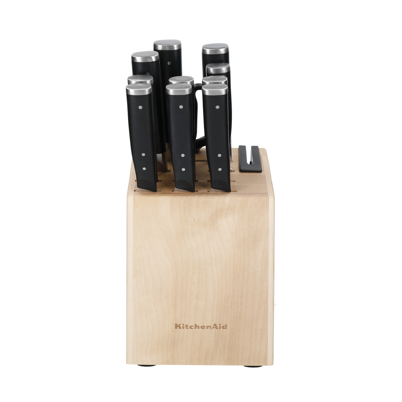 KitchenAid Gourmet 11-Piece Japanese Steel Knife Set with Sharpener and ...