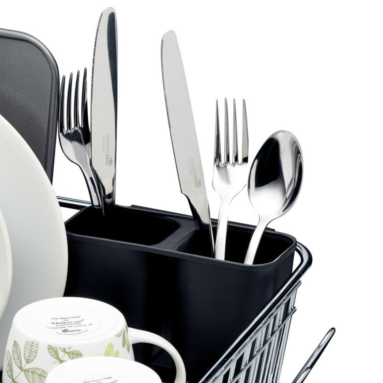 KitchenCraft Chrome Plated Dish Drainer - Lifetime Brands Europe