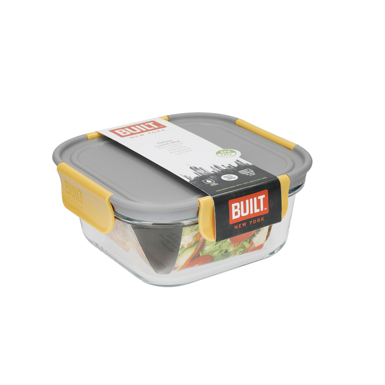 Built Stylist Glass 700ml Lunch Box - Lifetime Brands Europe
