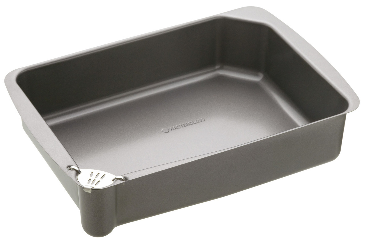 MasterClass Non-Stick Roasting Pan with Pouring Lip - Lifetime Brands ...