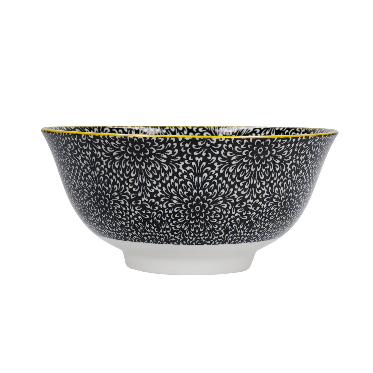 KitchenCraft Bowls, Set of 4, 'Red and Black' Design - Lifetime Brands ...