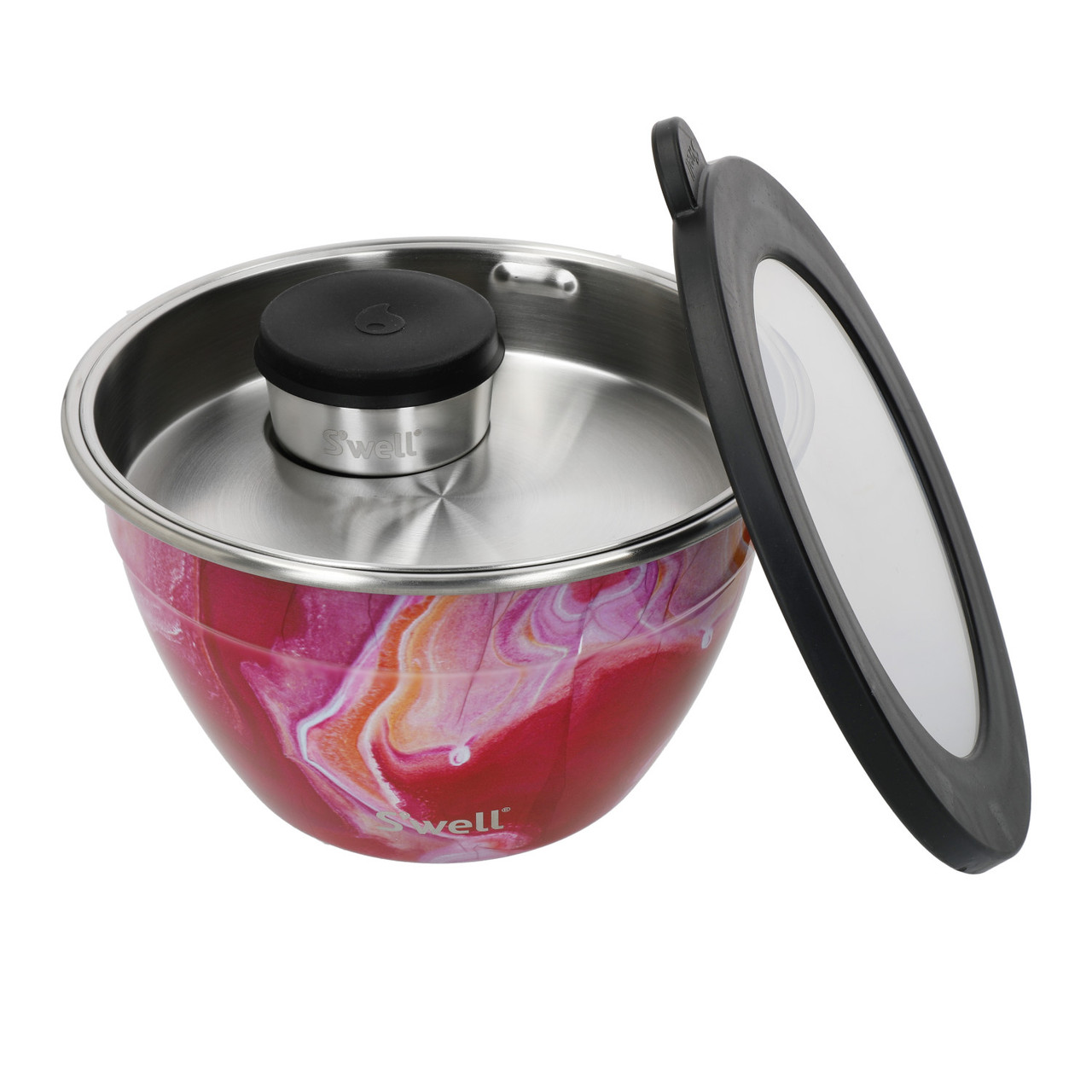 S'well Rose Agate Salad Bowl Kit, 1.9L - Lifetime Brands Europe