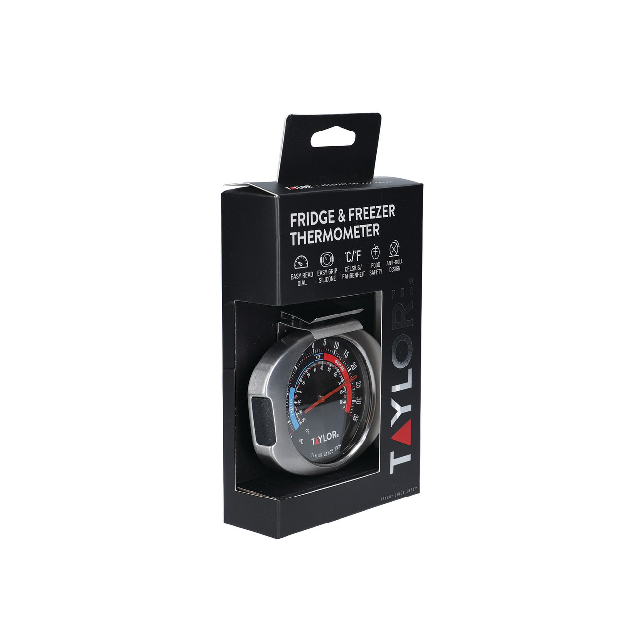 Taylor Pro Stainless Steel Fridge and Freezer Thermometer - Lifetime ...