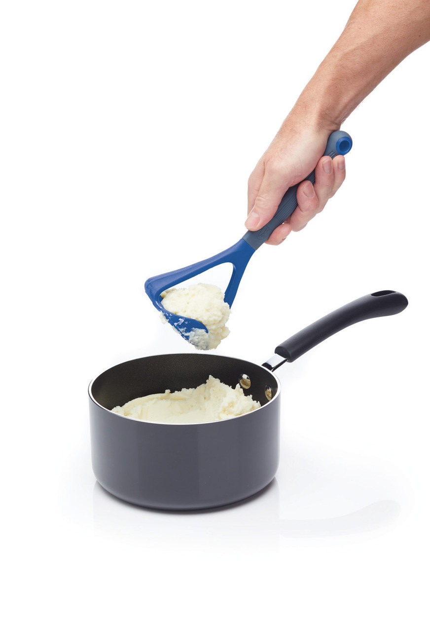 Colourworks Brights Blue Silicone-Headed Masher - Lifetime Brands Europe