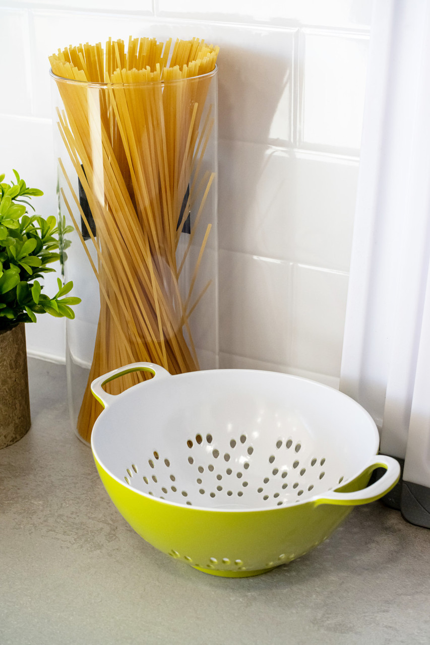 Colourworks Small Green Melamine Colander - Lifetime Brands Europe
