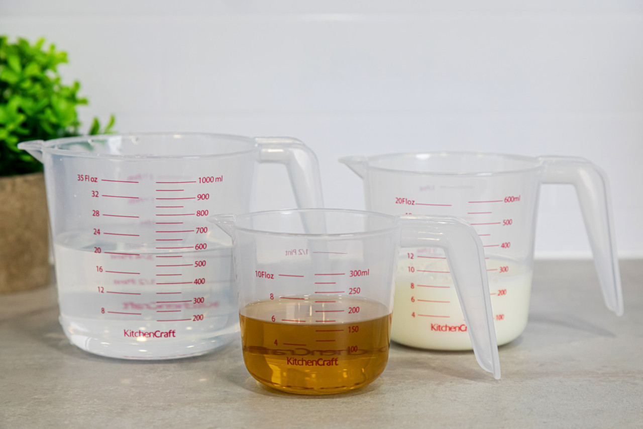 KitchenCraft Set of 3 Plastic Measuring Jugs - Lifetime Brands Europe