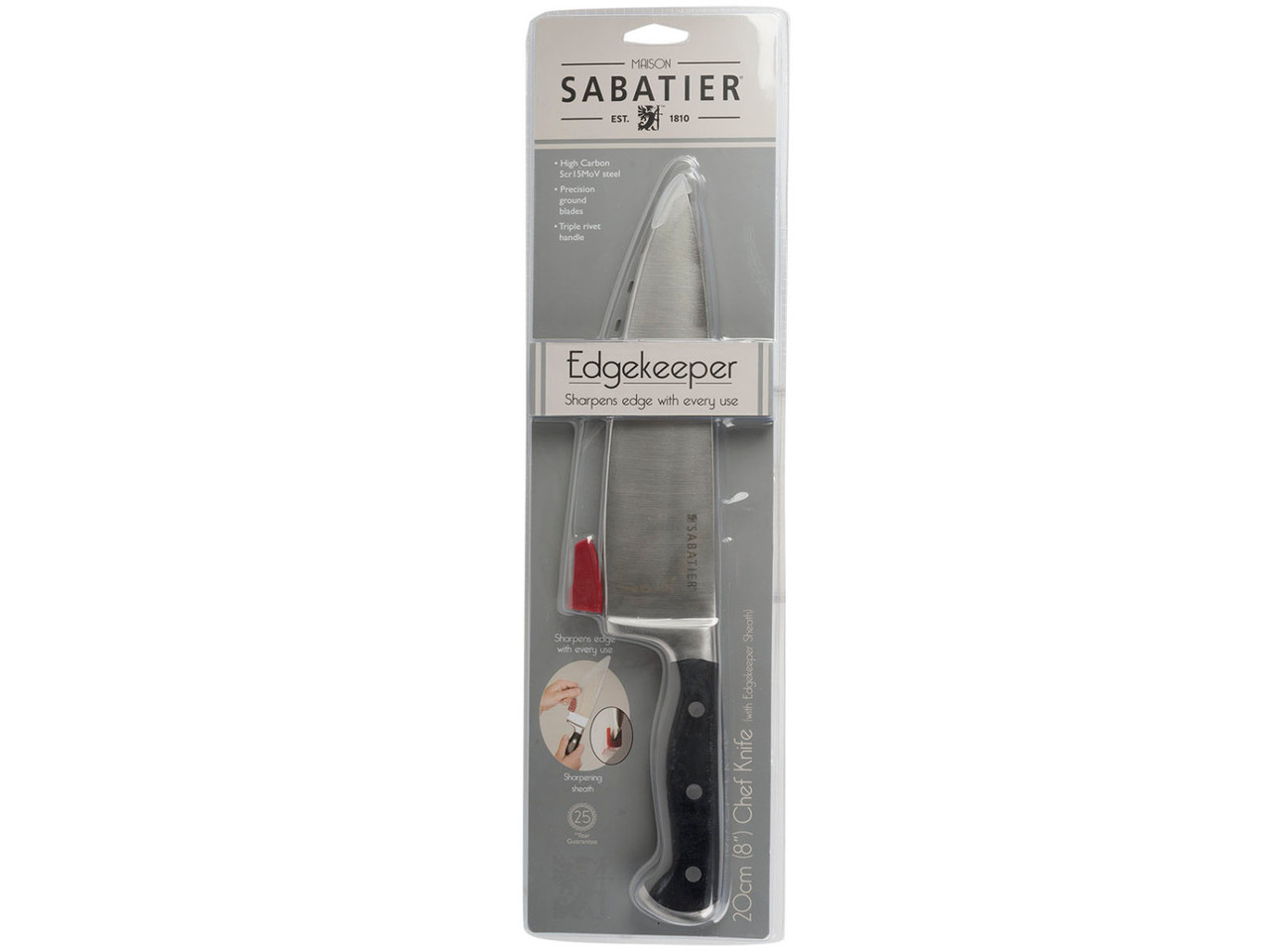 Sabatier Maison Edgekeeper 8" Chef Knife - Lifetime Brands Europe