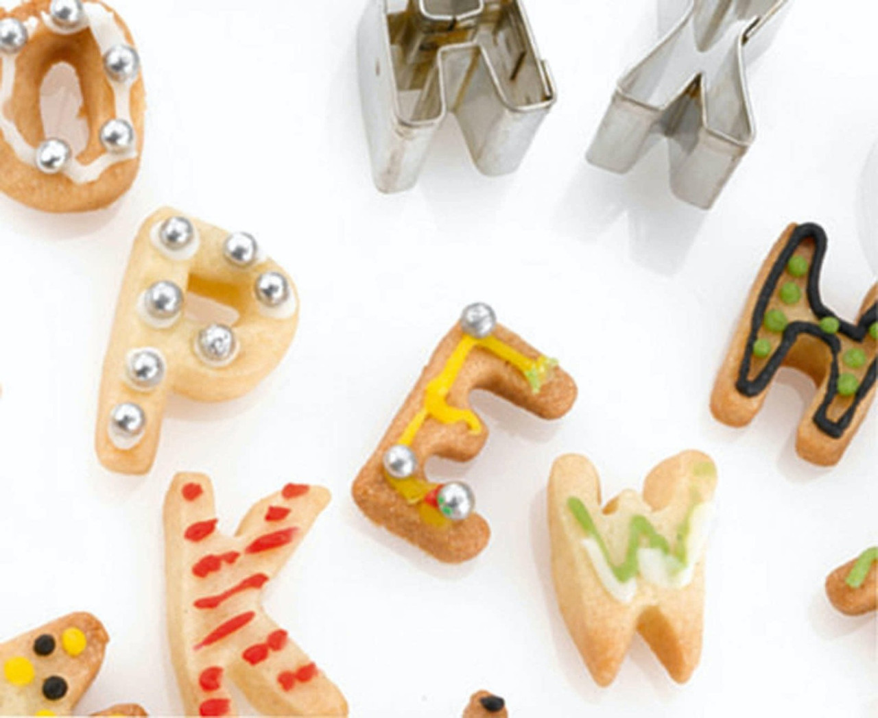 Let's Make 26 Alphabet Cookie Cutters With Metal Storage Tin - Lifetime ...