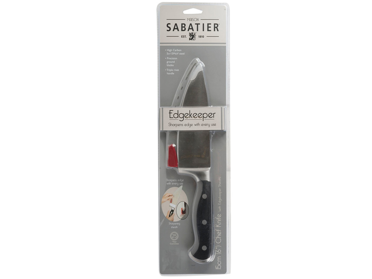 Sabatier Maison Edgekeeper 6" Chef Knife - Lifetime Brands Europe