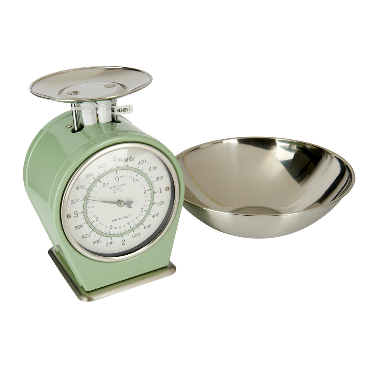Living Nostalgia Mechanical Kitchen Scales - English Sage Green ...