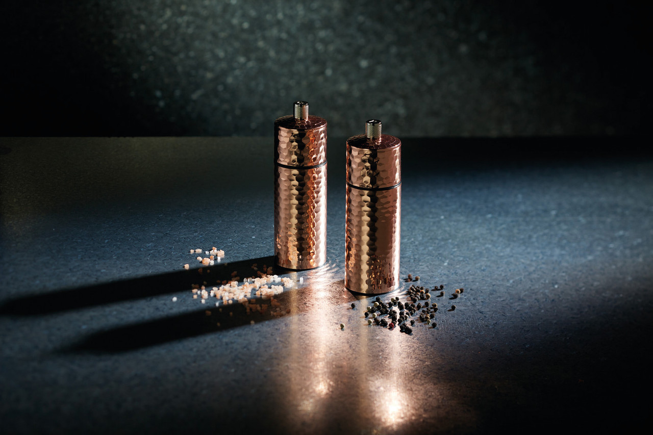 MasterClass 13cm Hammered Copper Pepper Mill - Lifetime Brands Europe