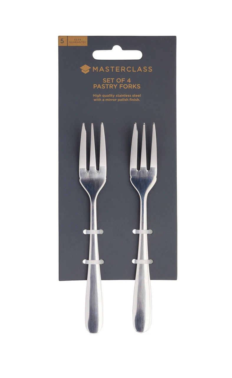 MasterClass Set of 4 Pastry Forks - Lifetime Brands Europe