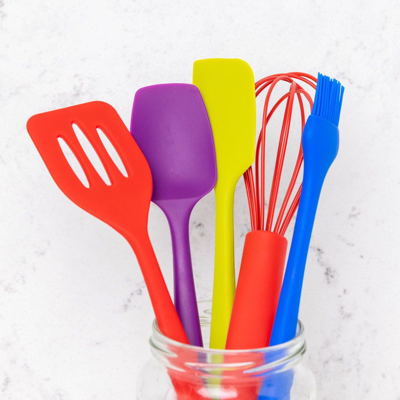 Colourworks Mini Silicone Utensils Set, 5-Piece - Lifetime Brands Europe