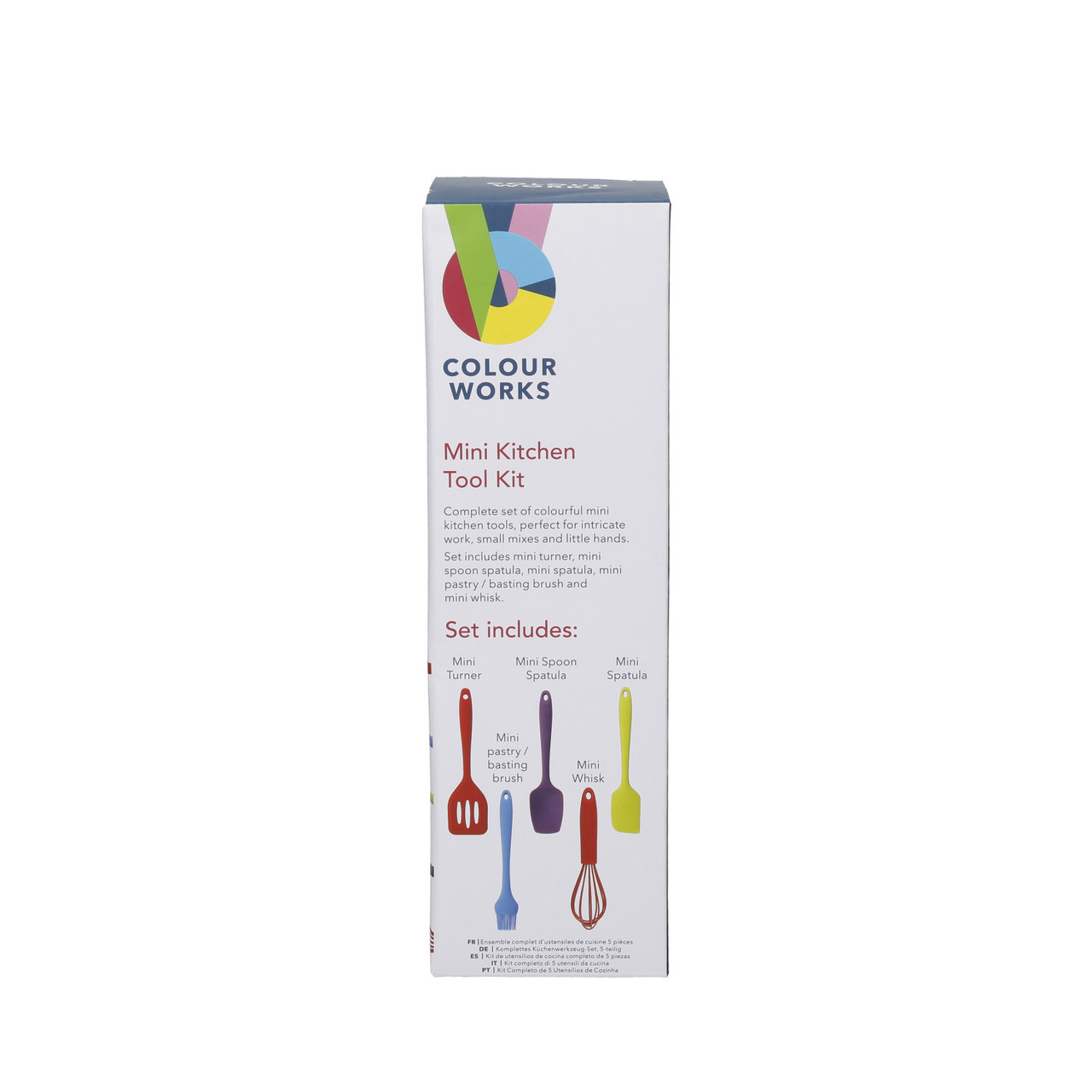 Colourworks Mini Silicone Utensils Set, 5-Piece - Lifetime Brands Europe