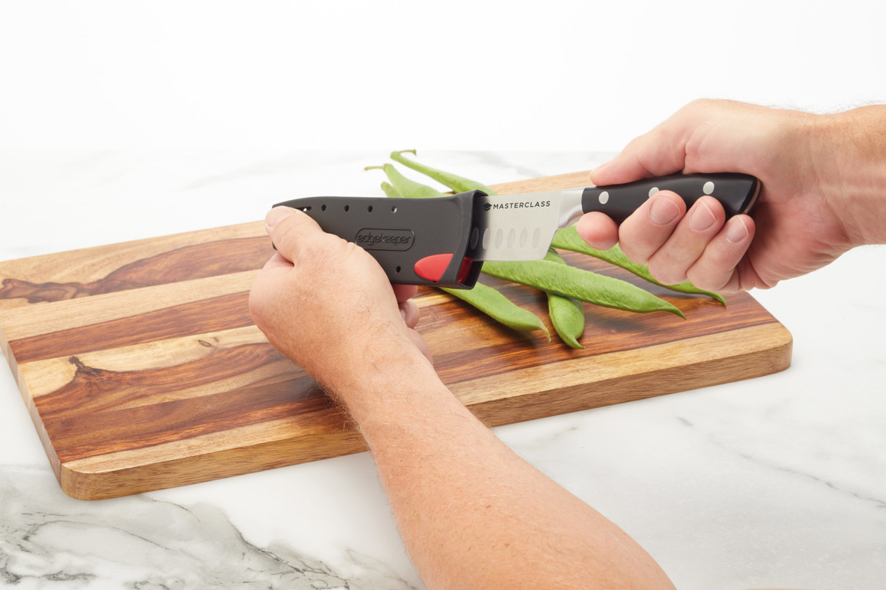 MasterClass Edgekeeper Self-Sharpening 12cm (5") Santoku Knife ...