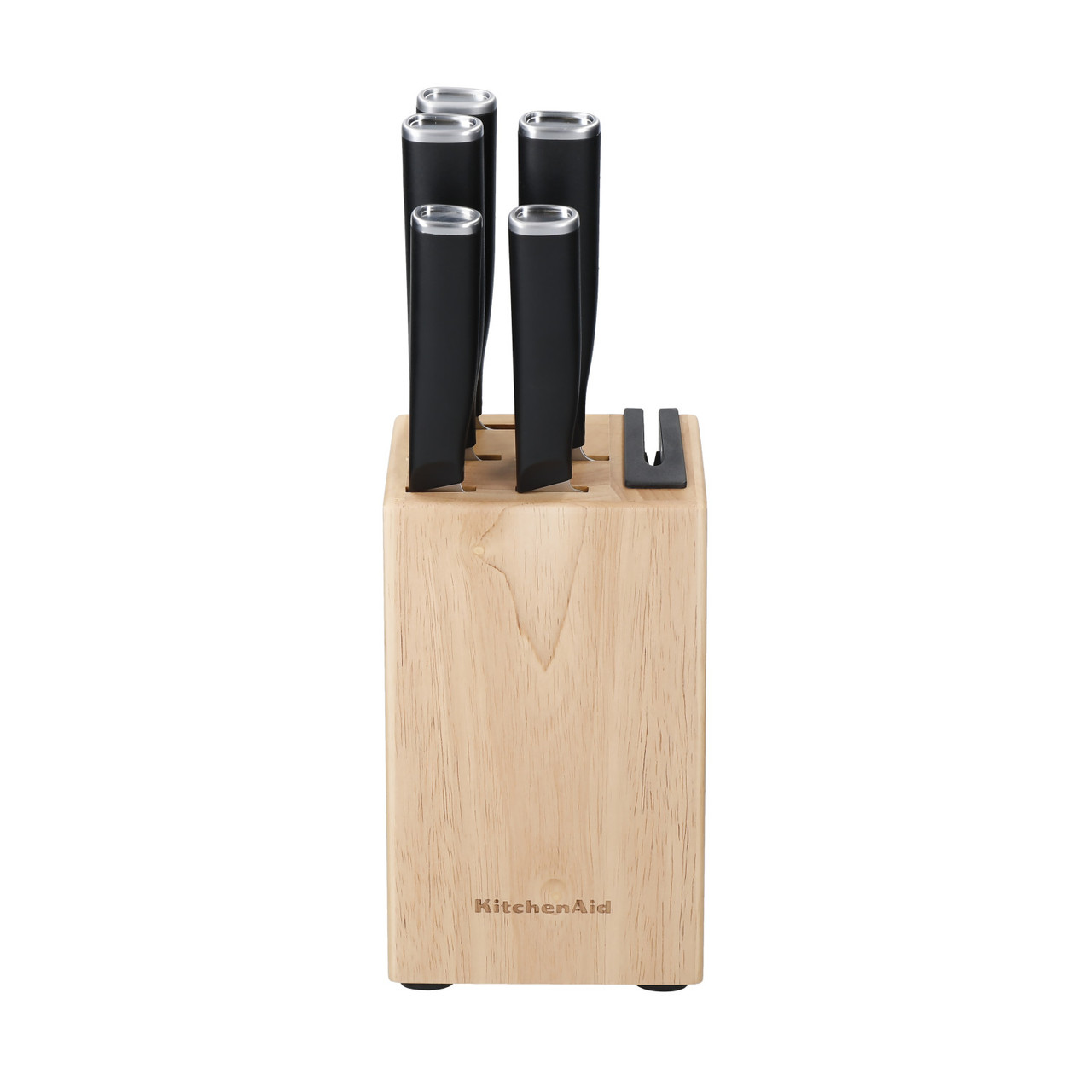 KitchenAid Classic 5-Piece Japanese Steel Knife Set with Sharpener and ...