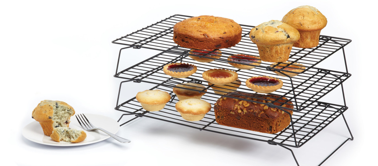 KitchenCraft Non-Stick Three Tier Cooling Rack - Lifetime Brands Europe