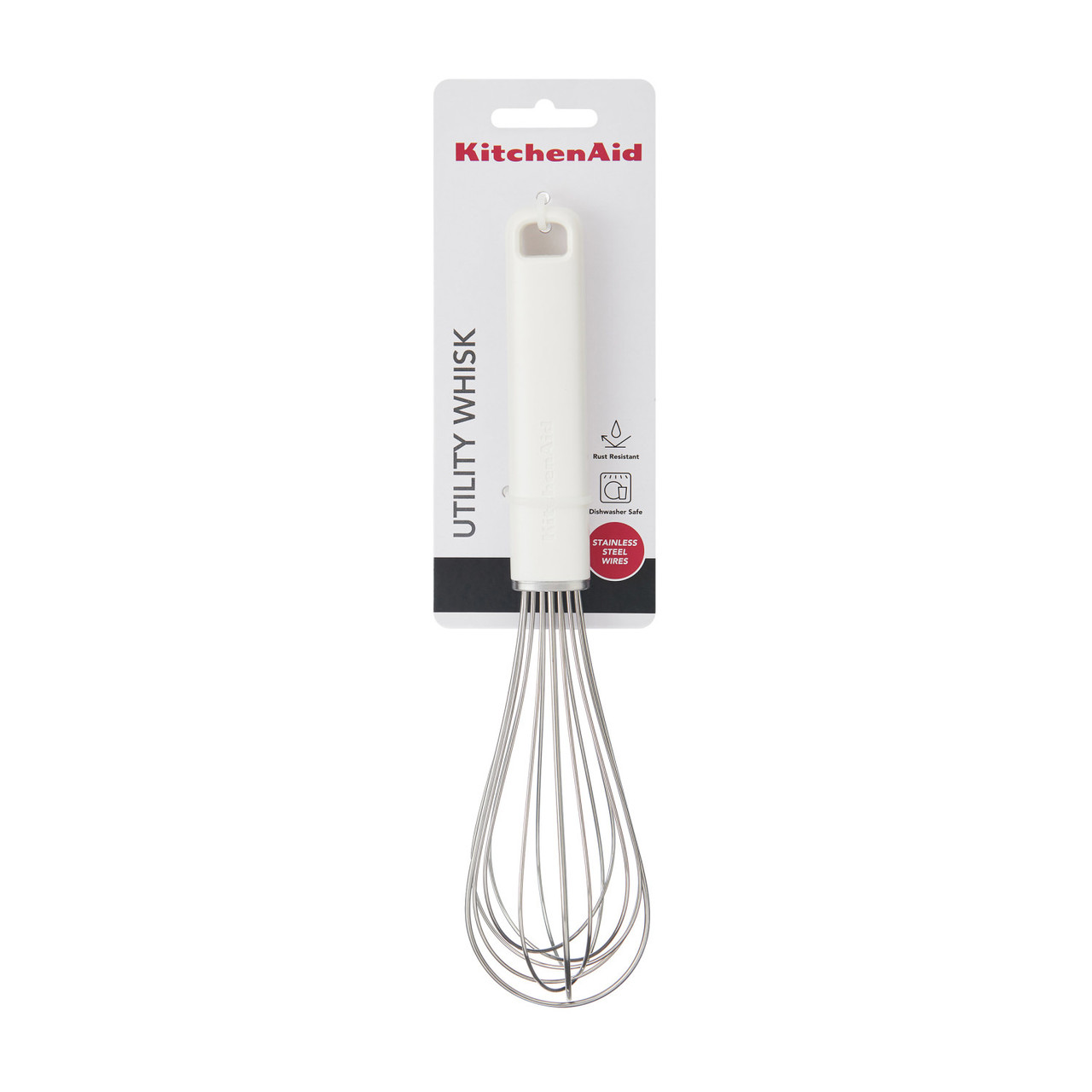 KitchenAid Utility Whisk, Porcelain White, 27cm - Lifetime Brands Europe