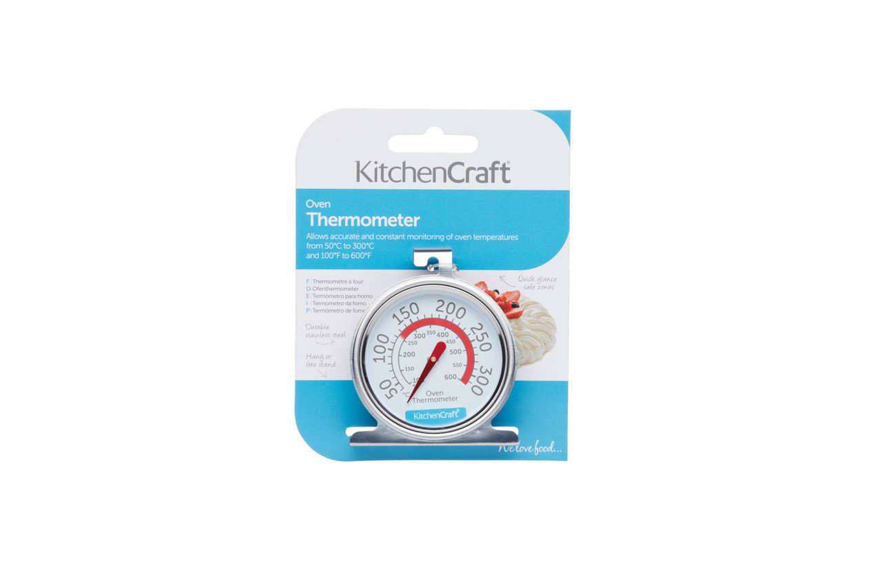 KitchenCraft Stainless Steel Oven Thermometer - Lifetime Brands Europe
