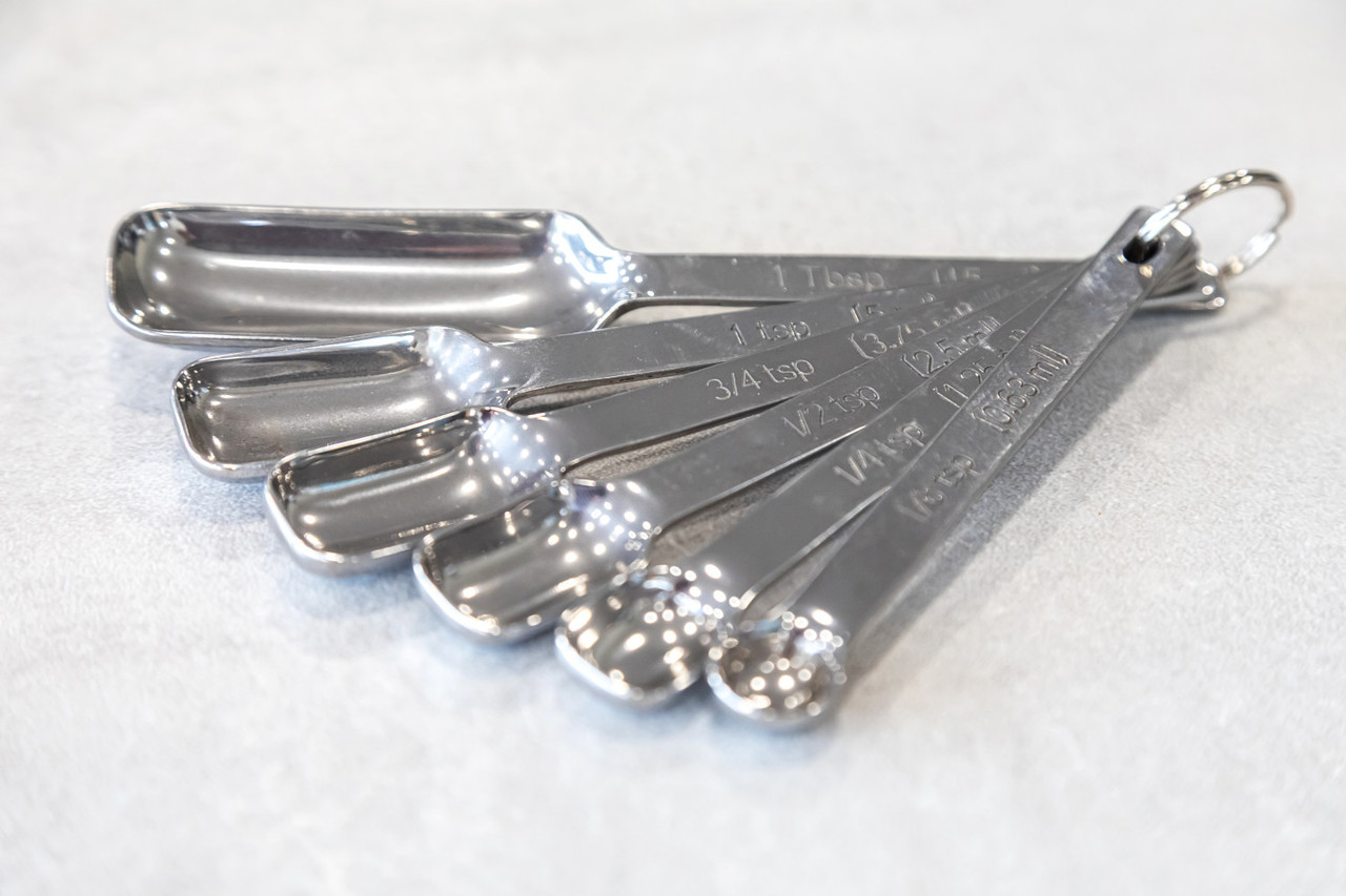 MasterClass Stainless Steel 6 Piece Measuring Spoon Set - Lifetime ...
