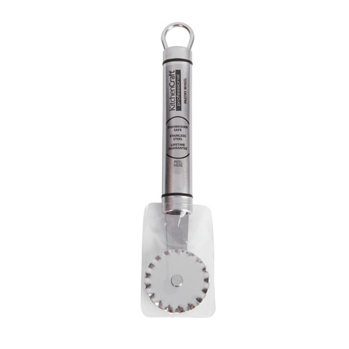 KitchenCraft Oval Handled Professional Stainless Steel Pastry Wheel, 18 ...