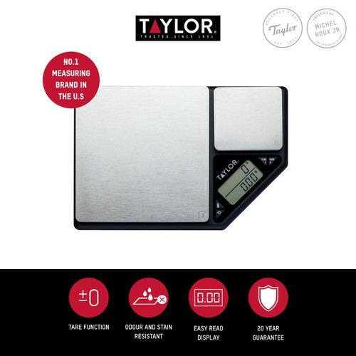 Taylor Pro Dual Platform Digital Dual 5Kg & 500g Kitchen Scale ...