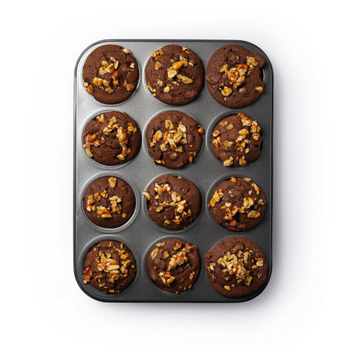 MasterClass Non-Stick 12 Hole Deep Baking Pan - Lifetime Brands Europe