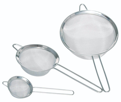 KitchenCraft Set of 3 Stainless Steel Fine Mesh Round Sieves - Lifetime ...