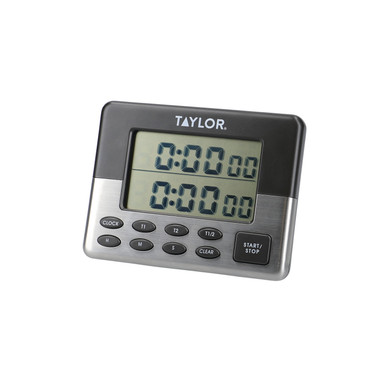Taylor Pro Stainless Steel Dual Event Digital Timer - Lifetime Brands ...