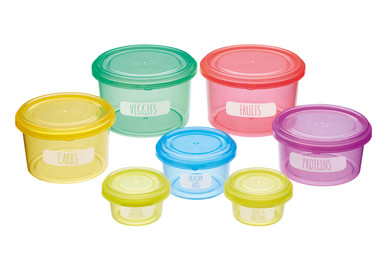 KitchenCraft Healthy Eating Stacking Portion Control Pots - Lifetime ...