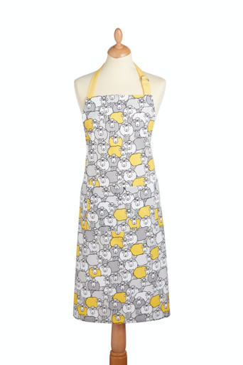 KitchenCraft Yellow Sheep Apron - Lifetime Brands Europe