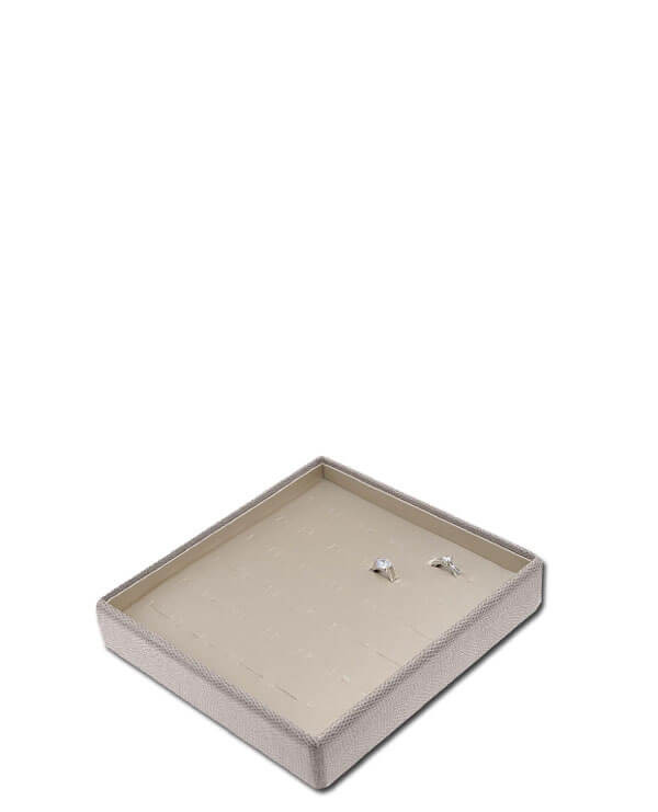 TY36SR-36 Slot Ring Stackable Half Tray - National Box & Display