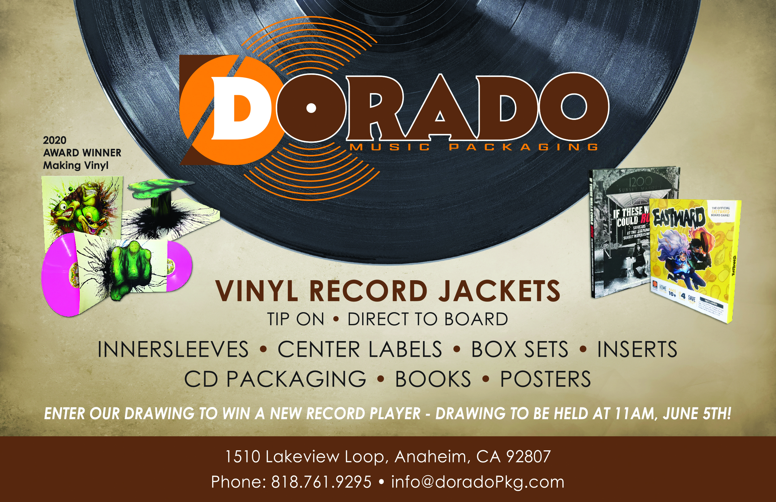 Dorado Music Packaging Is heading to Nashville! - Dorado PKG