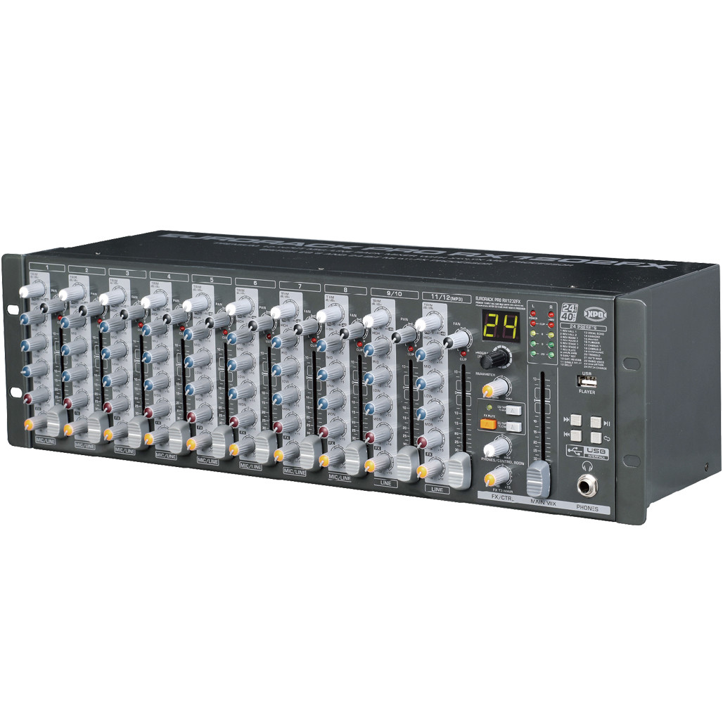 12-Channel Professional Rack Mount Mixer (G14)