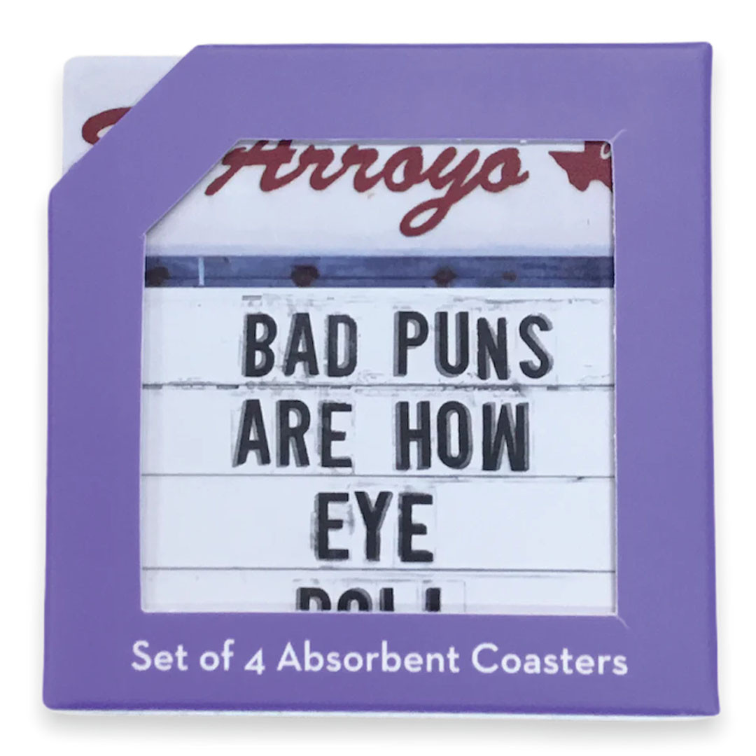 El Arroyo Dad Jokes Coaster Set