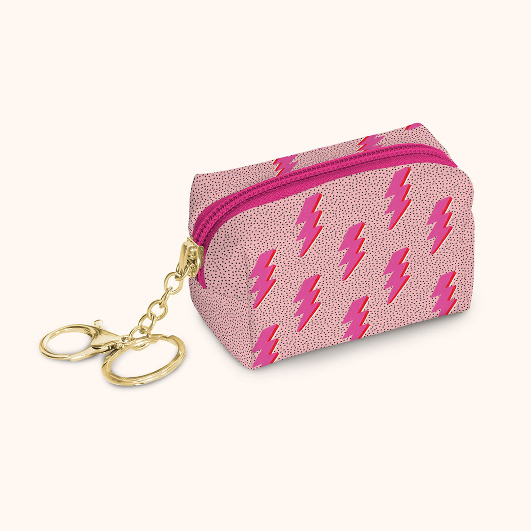 Charged Up Keychain Pouch