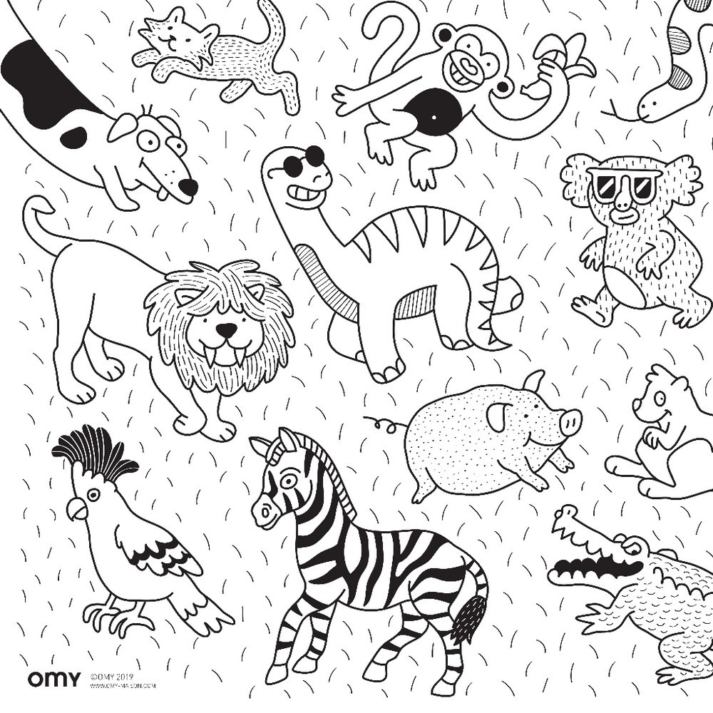 OMY Coloring Set - Animals | TYLER'S