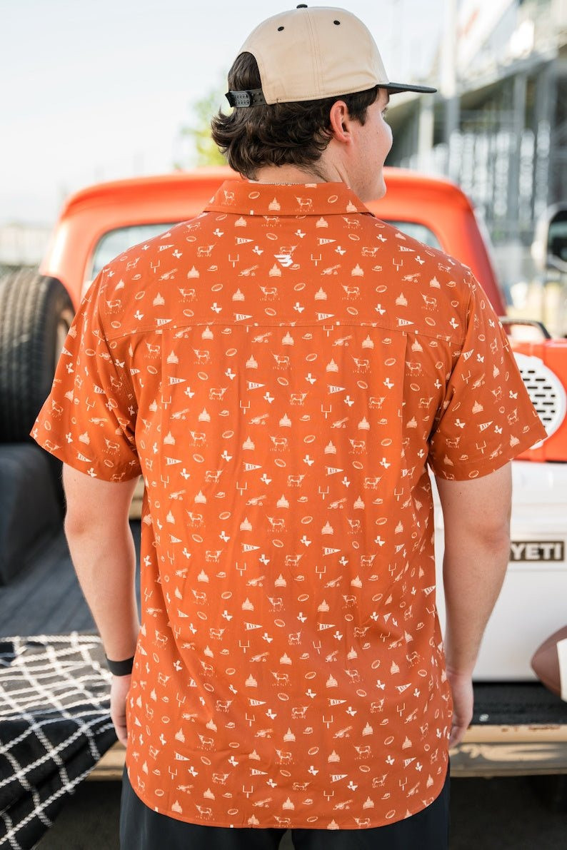 Burlebo Men's Gameday Performance Button Up | TYLER'S