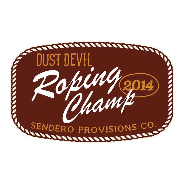Sendero Provisions Co. Roping Champ Sticker | TYLER'S