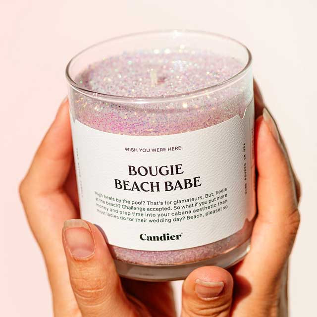 glitter candles