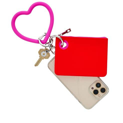 O-Venture Silicone Heart Key Ring | TYLER'S