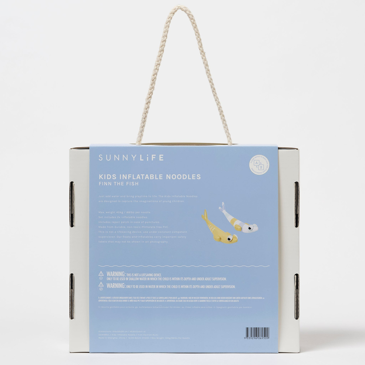 Sunny Life Finn Fish Inflatable Noodles | TYLER'S