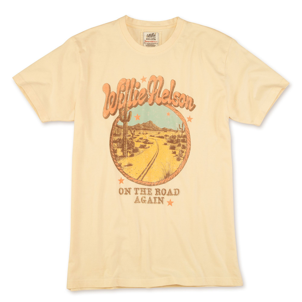 American Needle Willie Nelson Vintage Fade Tee | TYLER'S