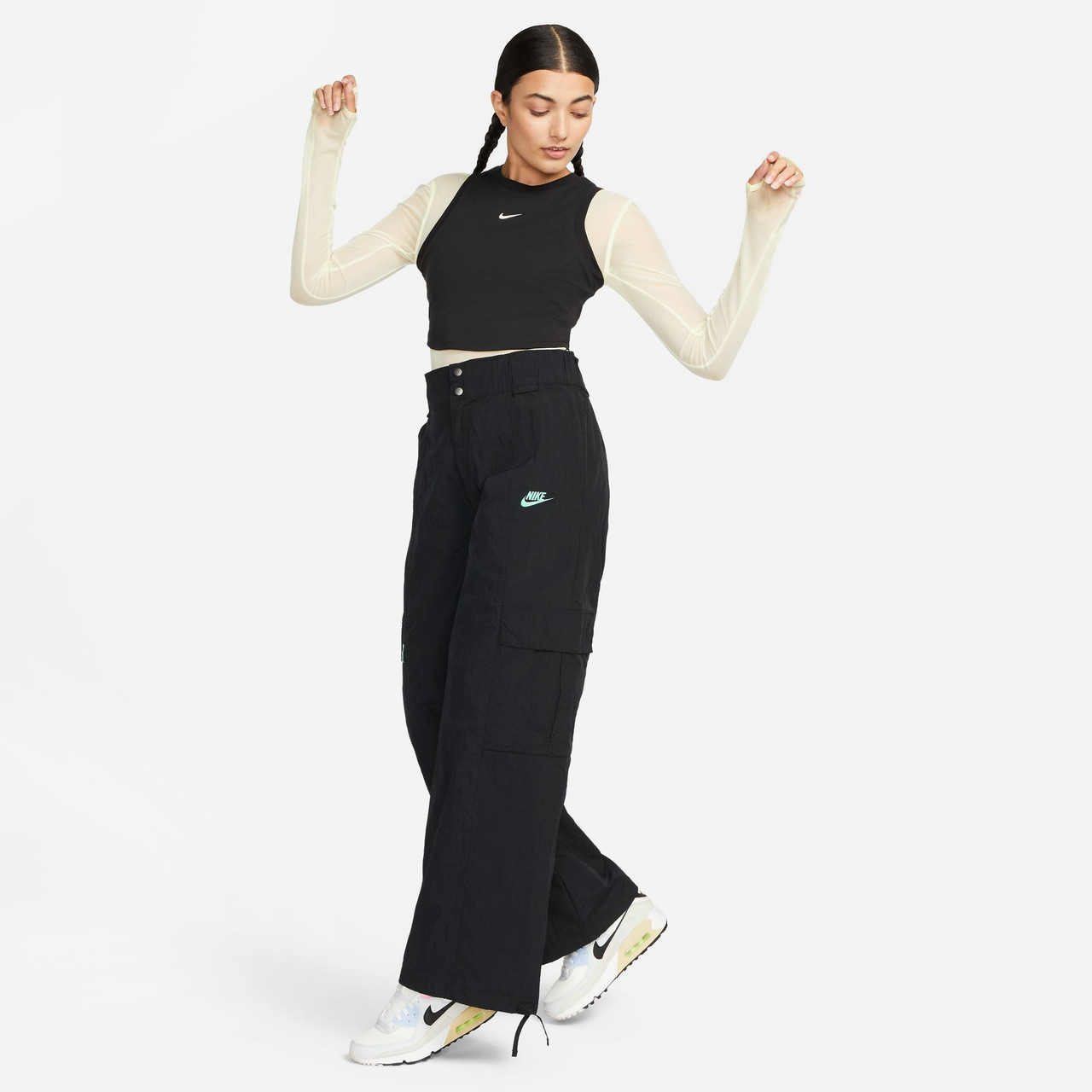 Nike Women's Essential Rib Cropped Tank Top | TYLER'S