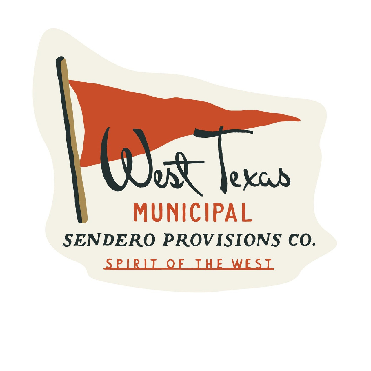 Sendero Provisions Co. West Texas Municipal Golf Course Sticker | TYLER'S